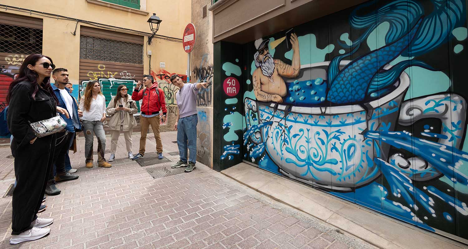 Join now the original street art tour in Mallorca. 100% alternative